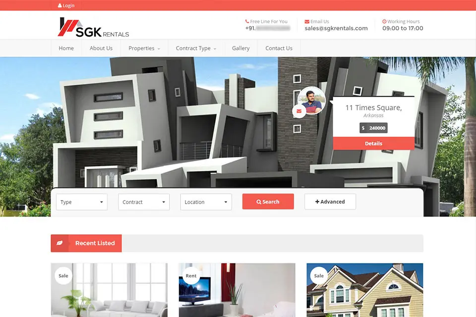 SKG rentals - Absoluto Designs LLP